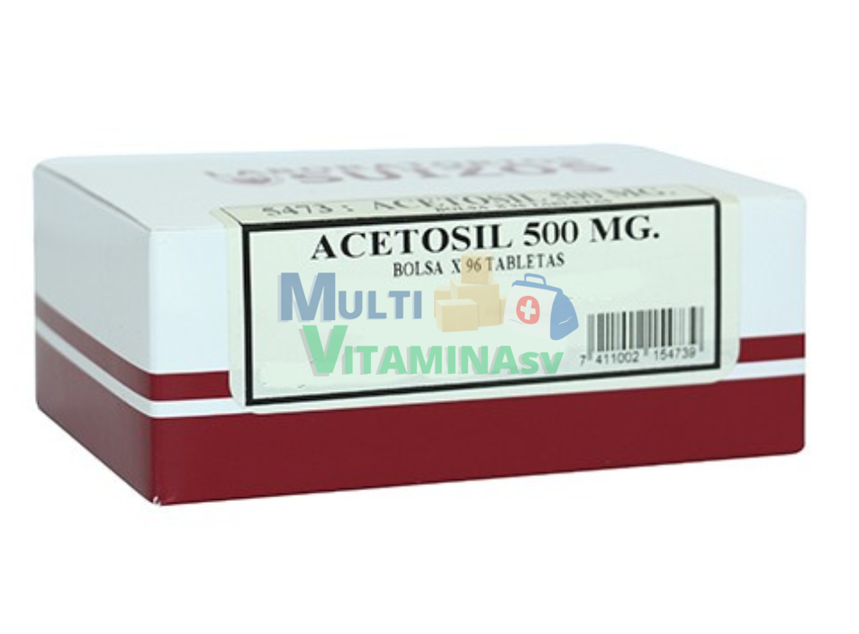 Acetosil 500 MG - MultivitaminaSV